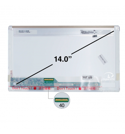 Pantalla para Portátil 14.0″ Led 40 Pines